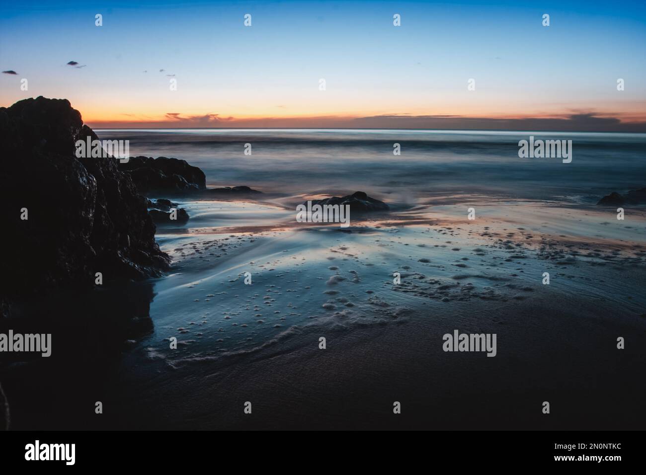 A landscape view of the Port Willunga, South Australia, Australia Stock ...
