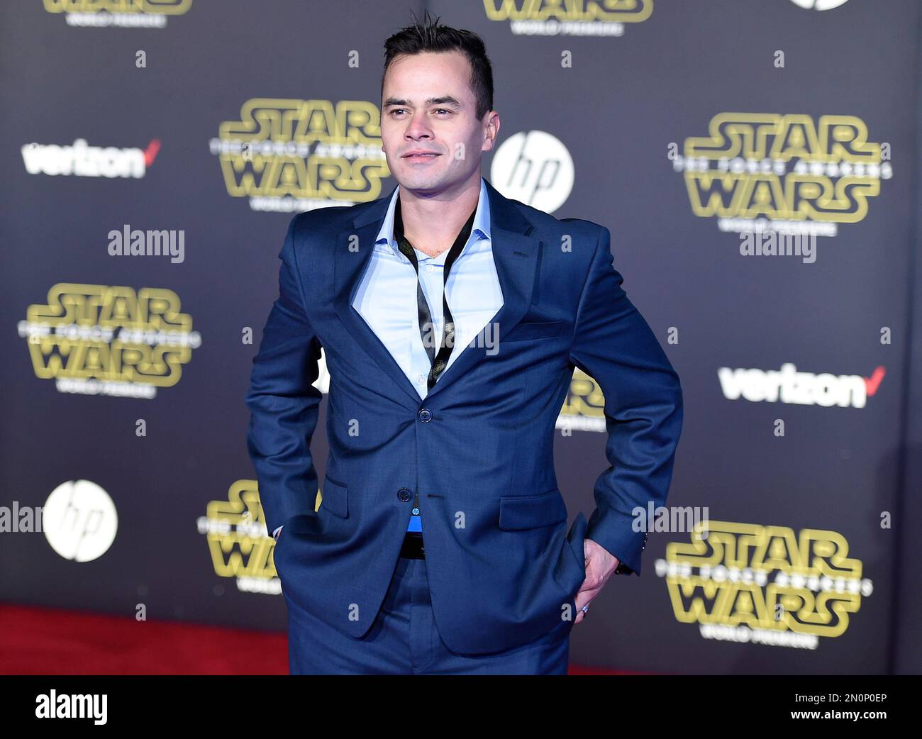 Daniel Logan arrives at the world premiere of "Star Wars: The Force ...