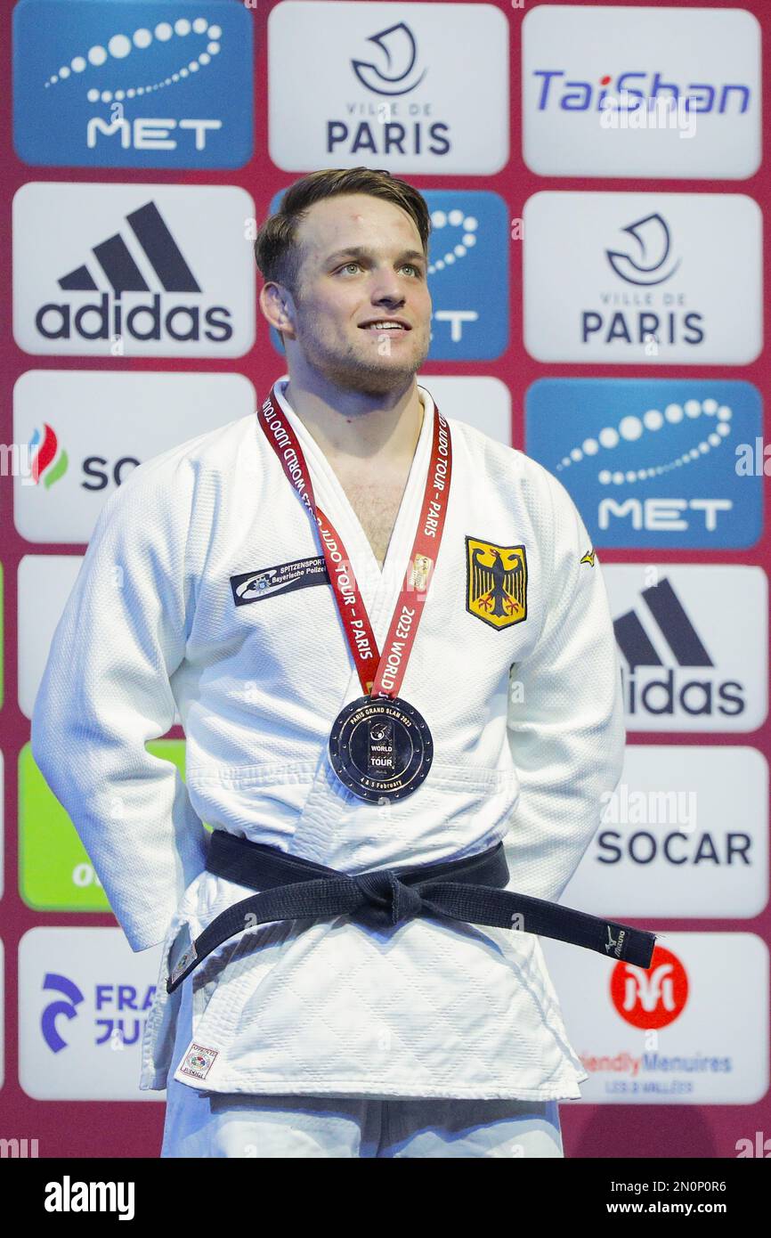 Timo Cavelius (GER) took the silver medal at the ceremony during the ...