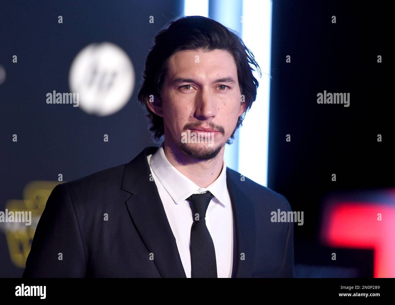 Adam Driver arrives at the world premiere of "Star Wars: The Force ...