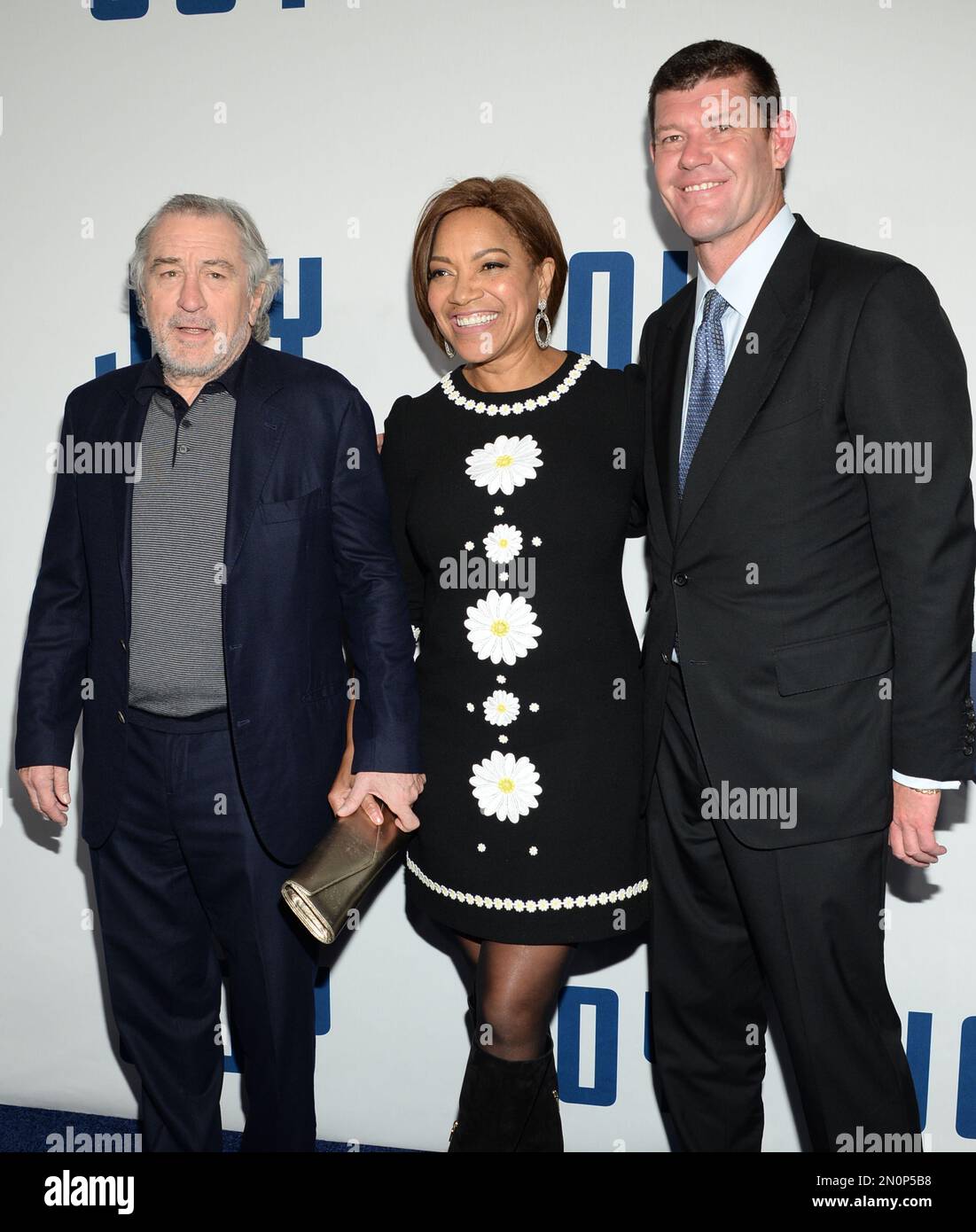Robert De Niro, left, Grace Hightower and James Packer attend the world ...