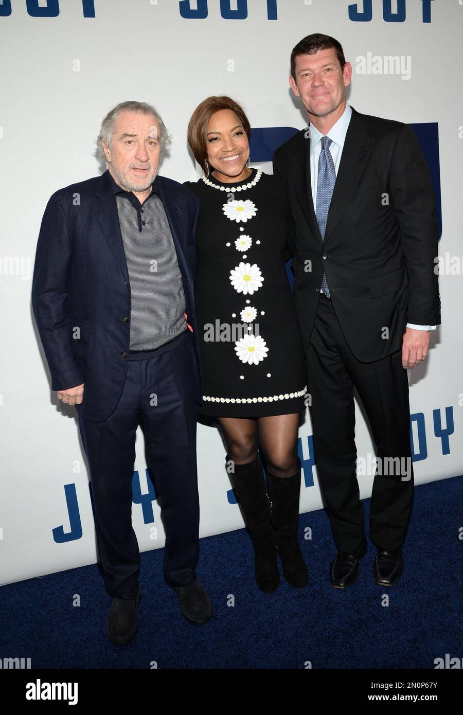 Robert De Niro, from left, Grace Hightower and James Packer attend the ...