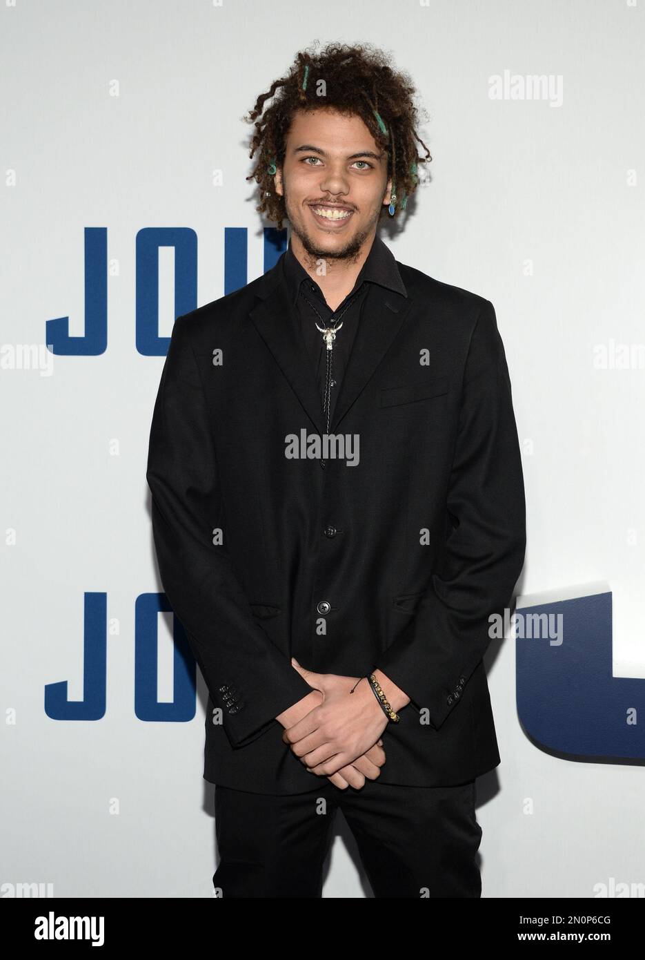 Robert Rossellini attends the world premiere of "Joy" at the Ziegfeld ...