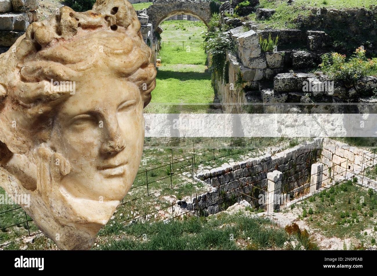 Roman temple inside parthenon hi-res stock photography and images - Alamy
