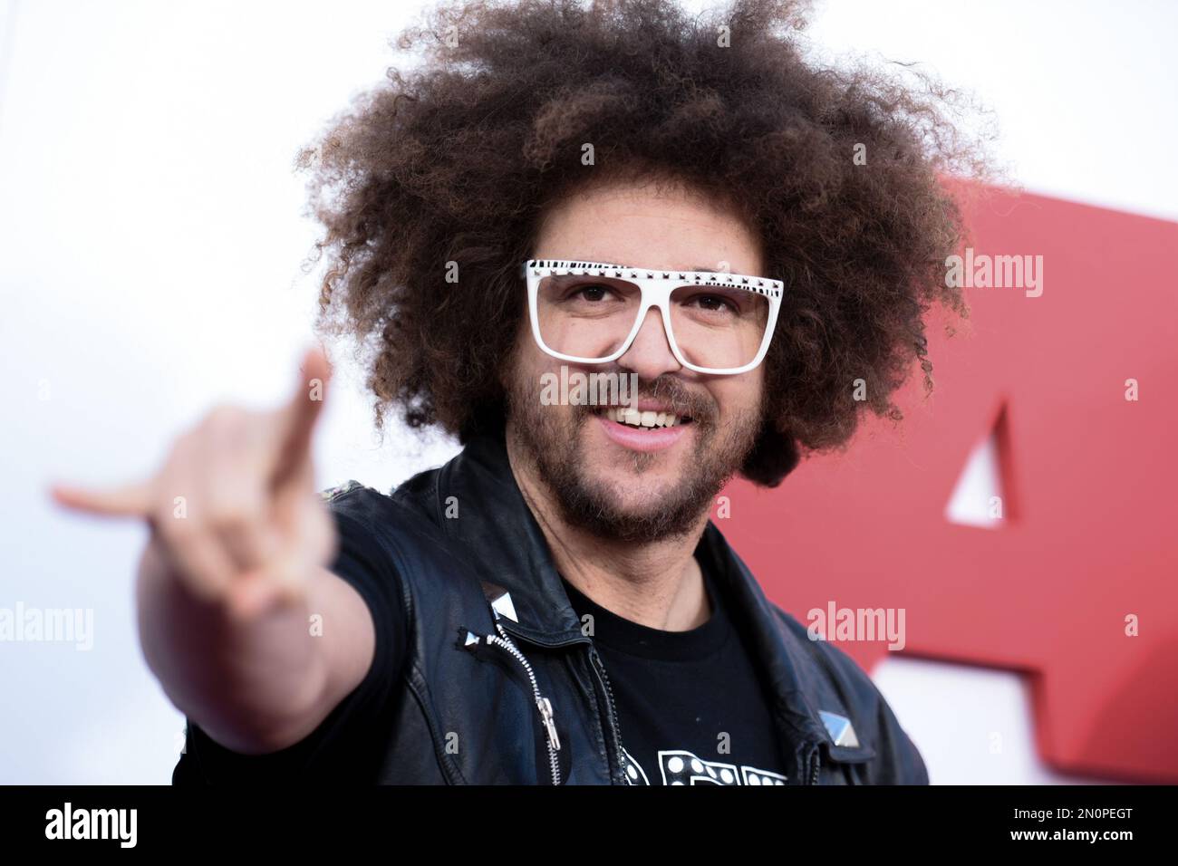 Redfoo attends the LA Premiere of "Alvin and the Chipmunks: The Road ...