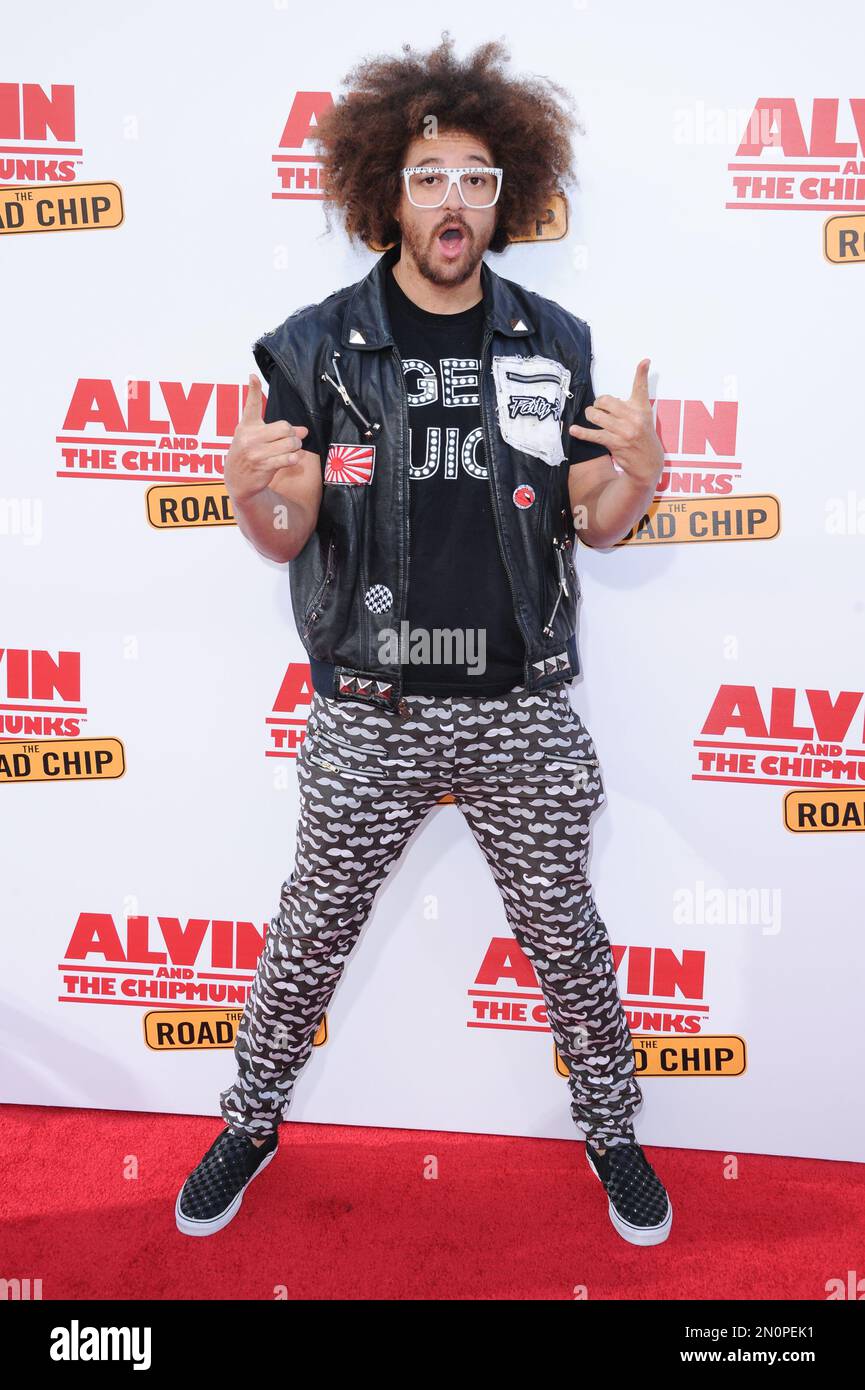 Redfoo attends the LA Premiere of "Alvin and the Chipmunks: The Road ...