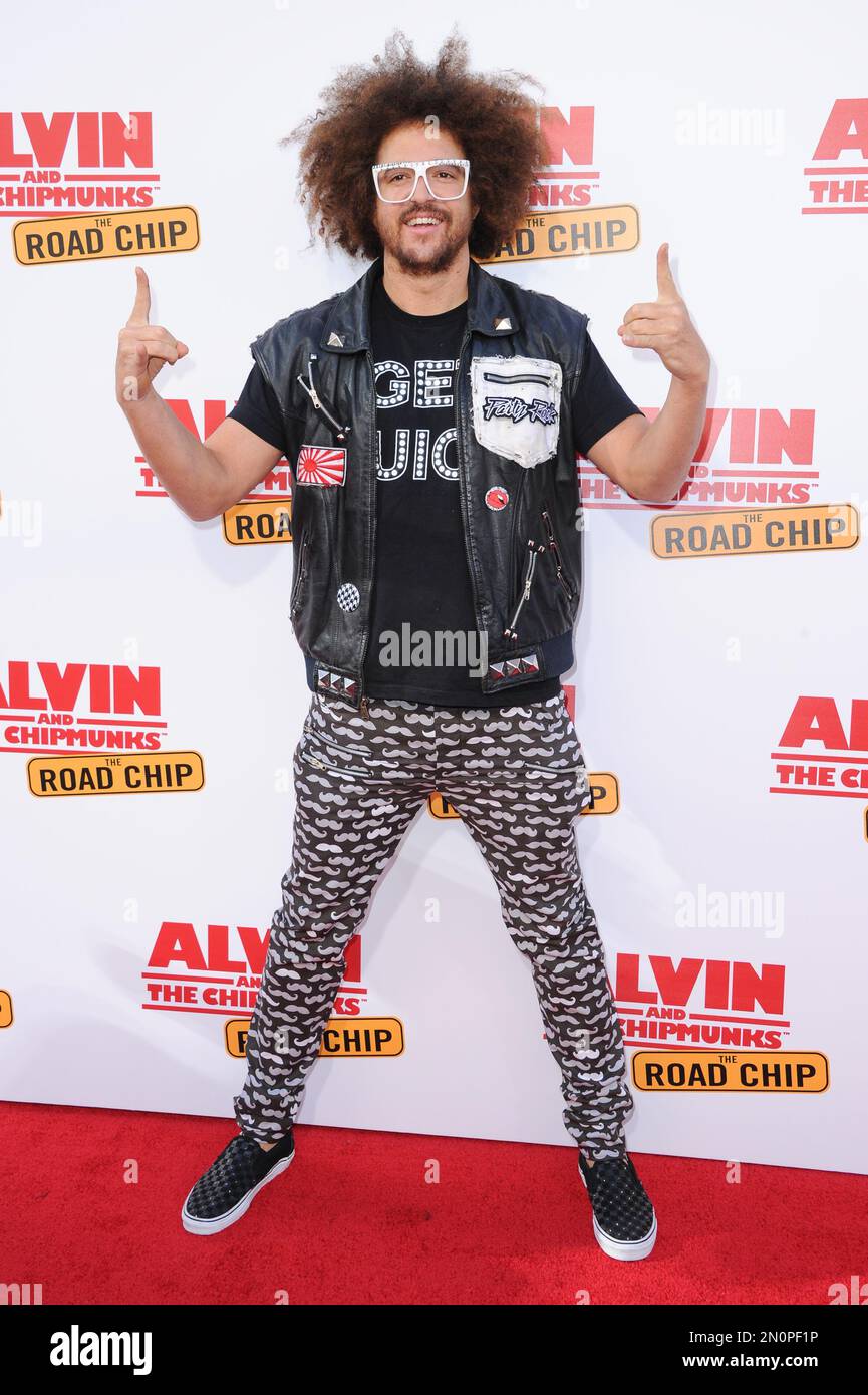 Redfoo attends the LA Premiere of "Alvin and the Chipmunks: The Road ...