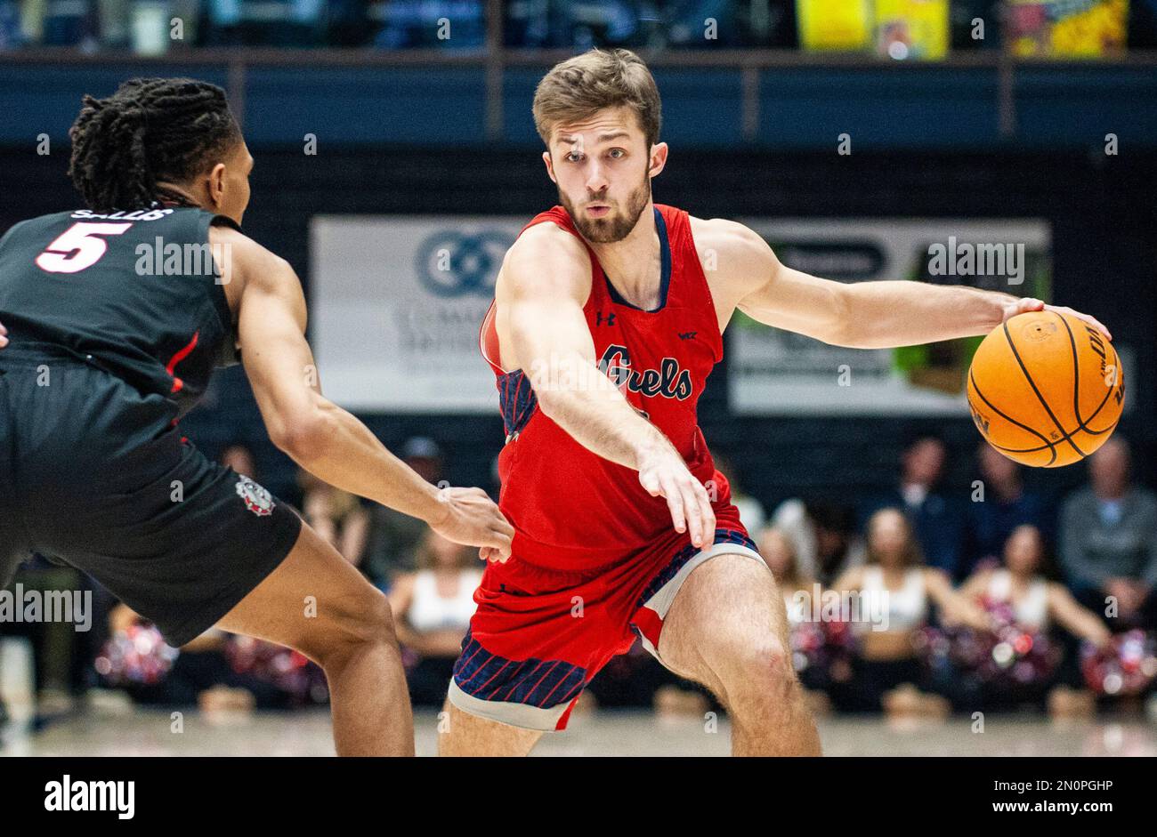 February 04 2023 Moraga, CA U.S.A. St. Mary's guard Augustas ...