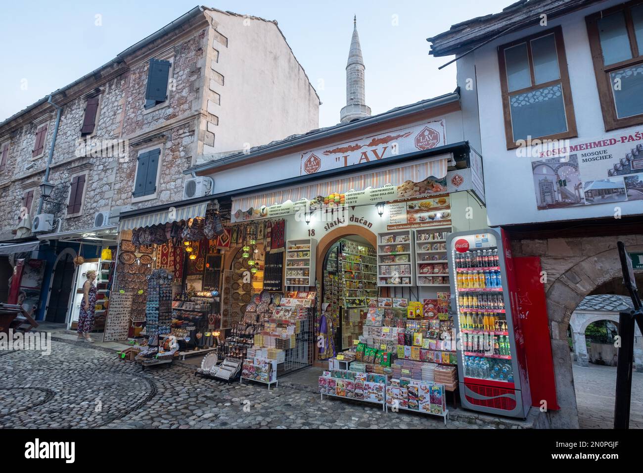 Tourist Shop, Mostar Stock Photo - Alamy