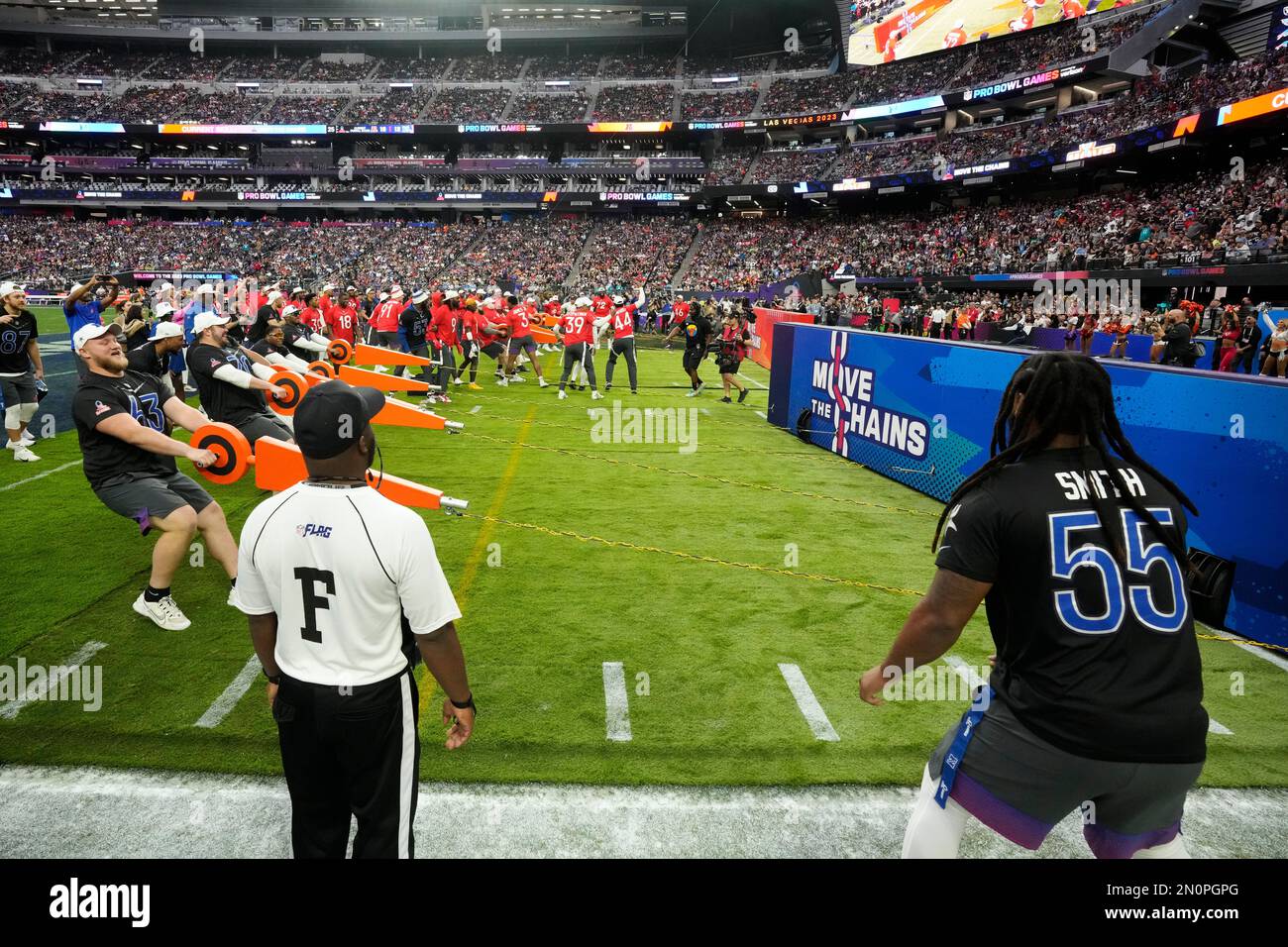 The NFC participates in the Move The Chains event at the Pro Bowl Games ...