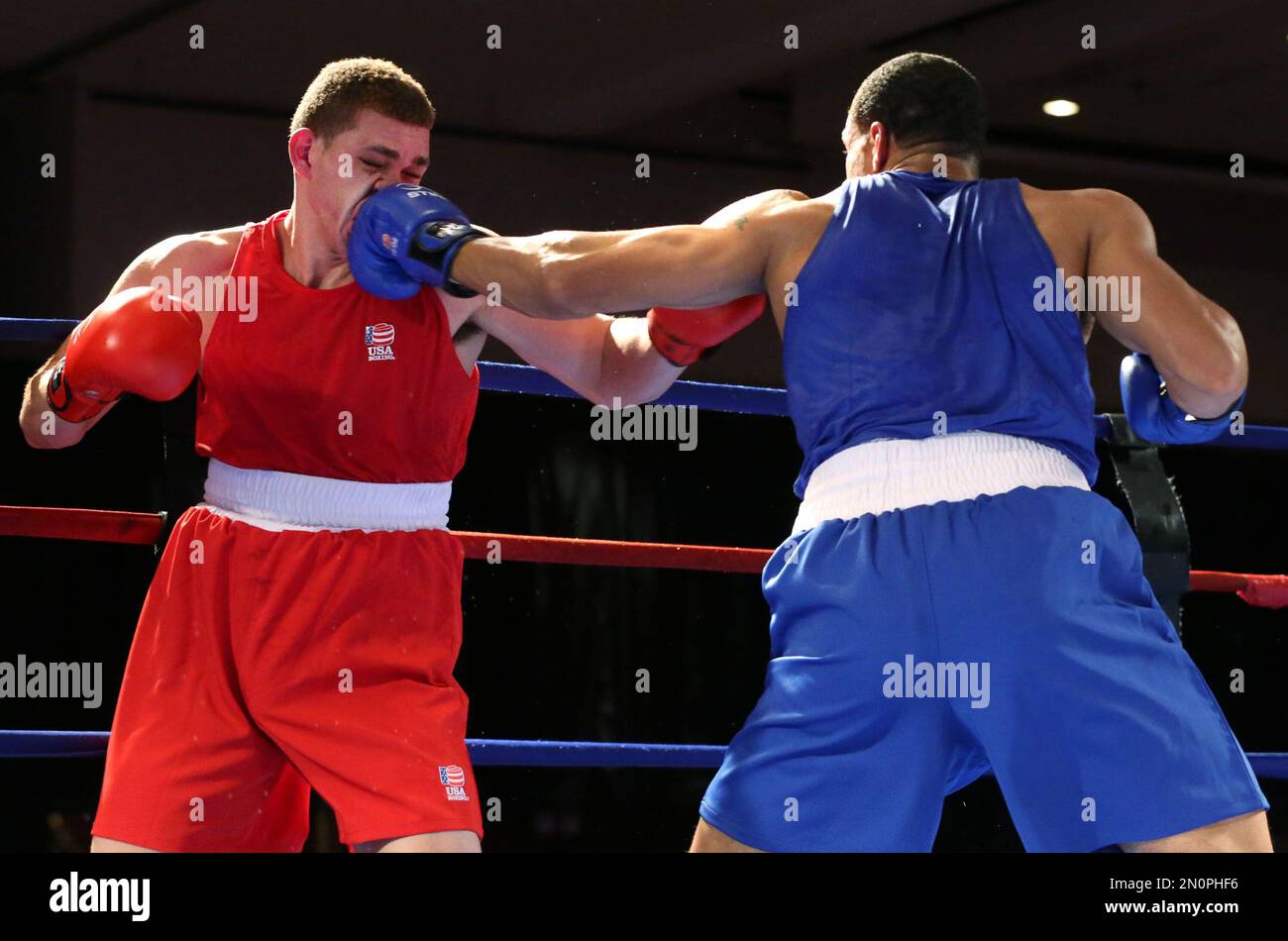 Patrick Ferguson, left, and Joshua Temple compete in the U.S. Olympic ...
