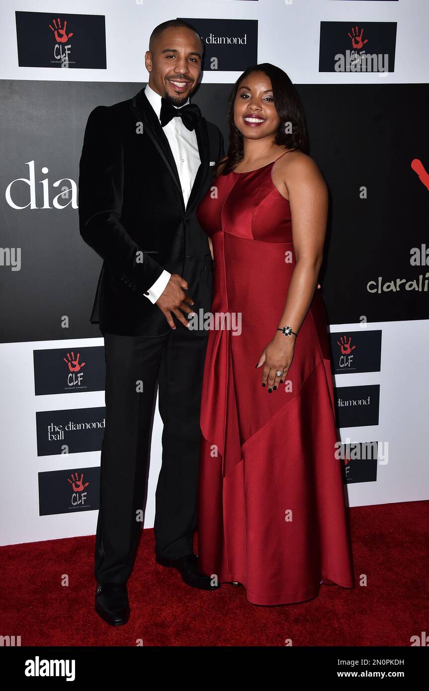 Andre Ward and Tiffiney Ward attend the 2nd Annual Diamond Ball at The ...