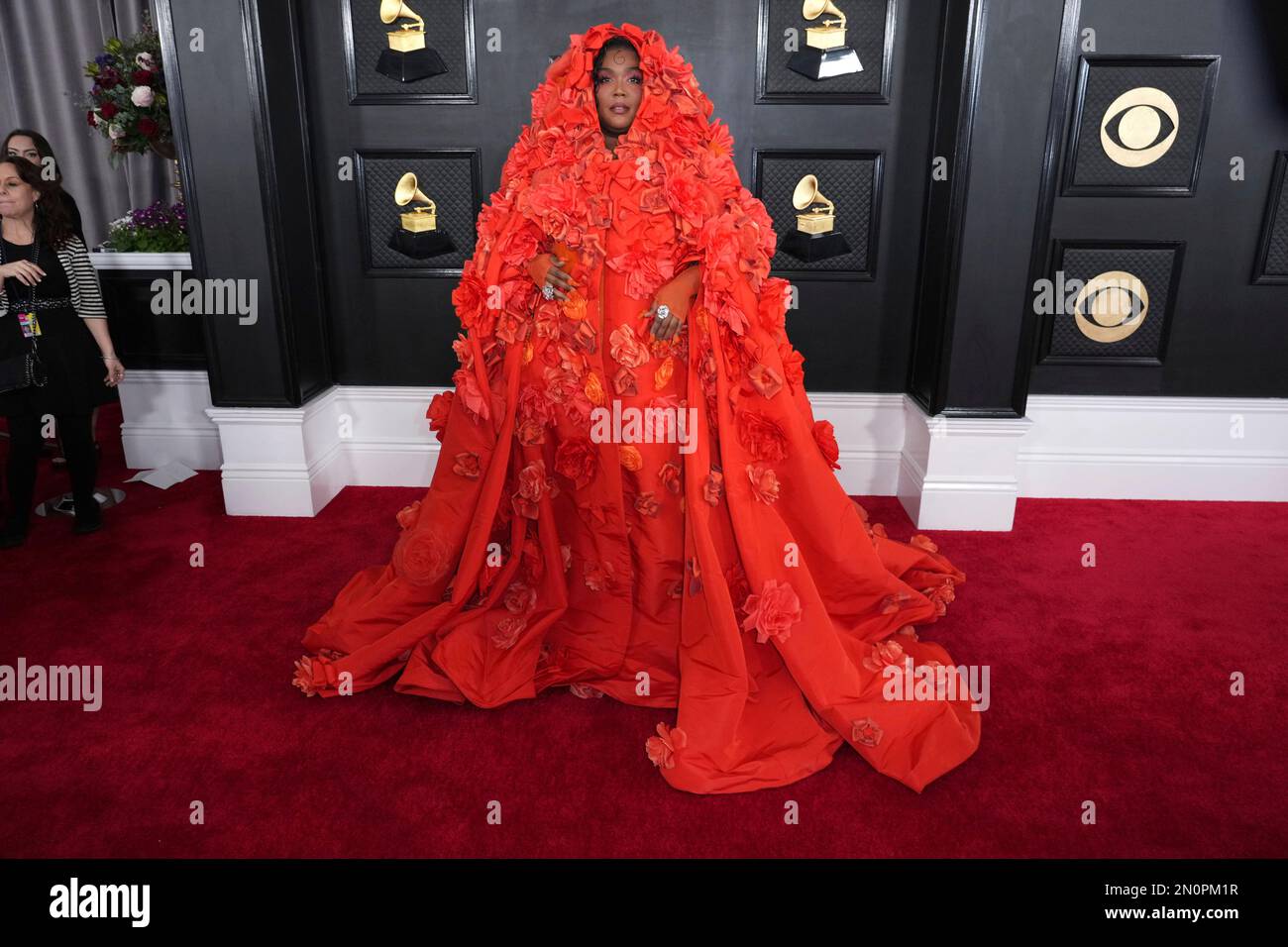 Lizzo arrives at the 65th annual Grammy Awards on Sunday, Feb. 5, 2023 ...