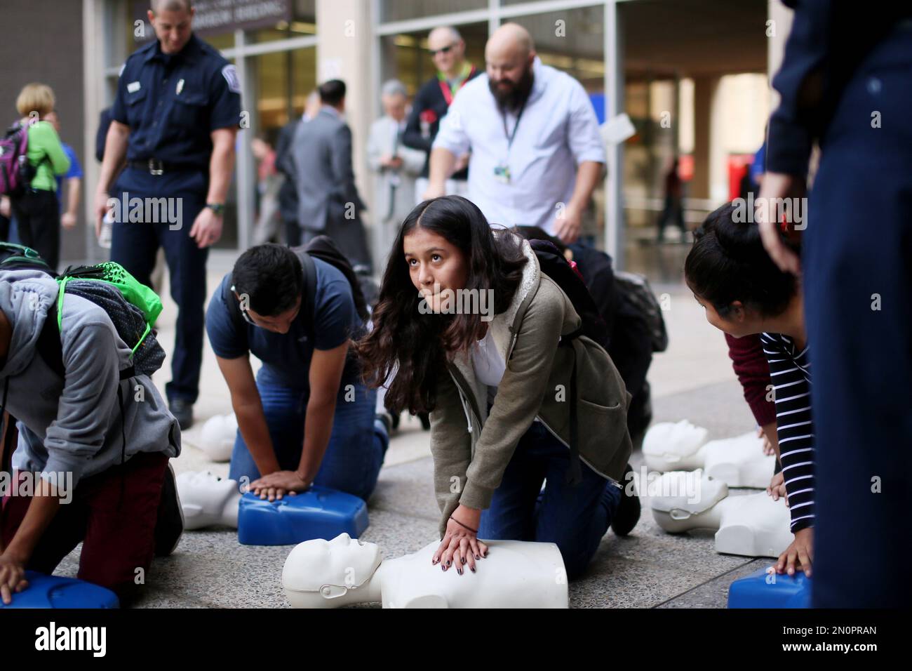 IMAGE DISTRIBUTED FOR CITIZEN CPR FOUNDATION - Thousands attending the ...