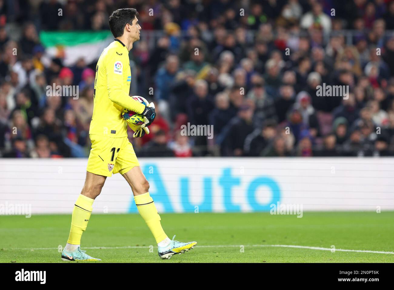 Bono of Sevilla FC during the Liga match between FC Barcelona and ...