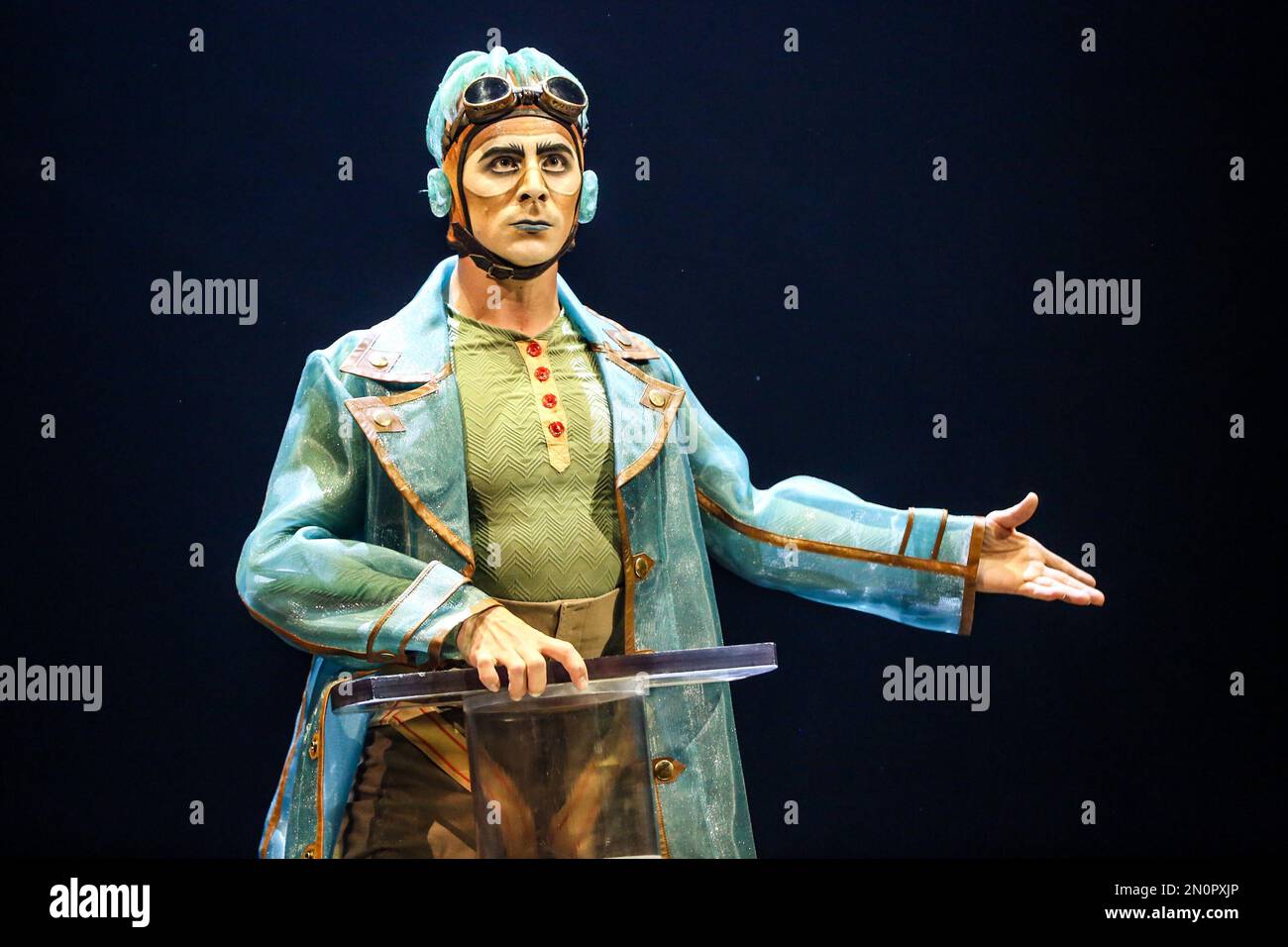 Cast members from Cirque du Soleil perform on stage during the LA ...