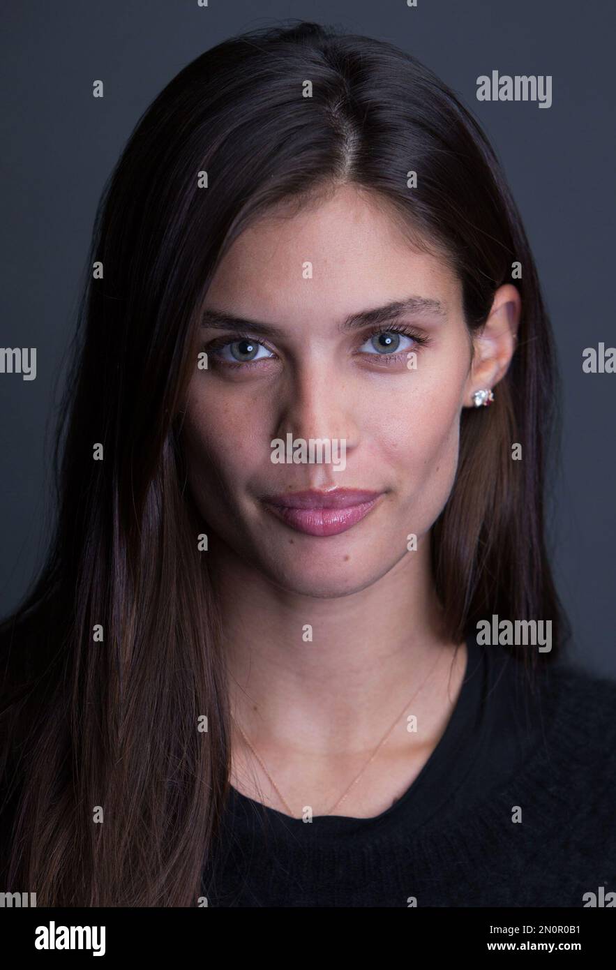 In this Tuesday, Dec. 8, 2015 photo, Victoria's Secret model Sara ...