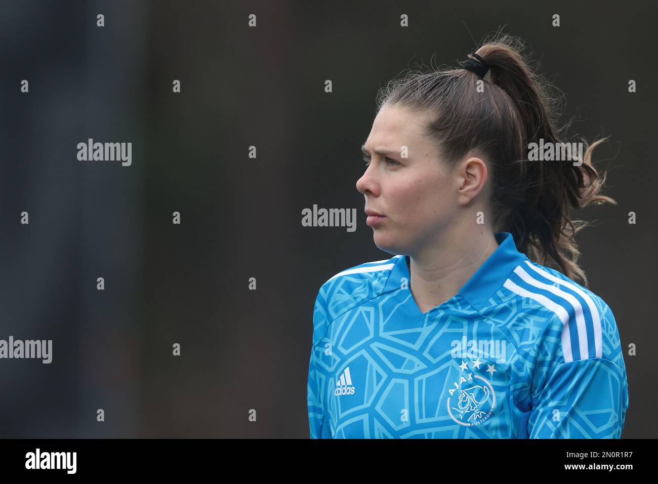 EINDHOVEN - Ajax women goalkeeper Lize Kop during the Dutch Eredivisie ...