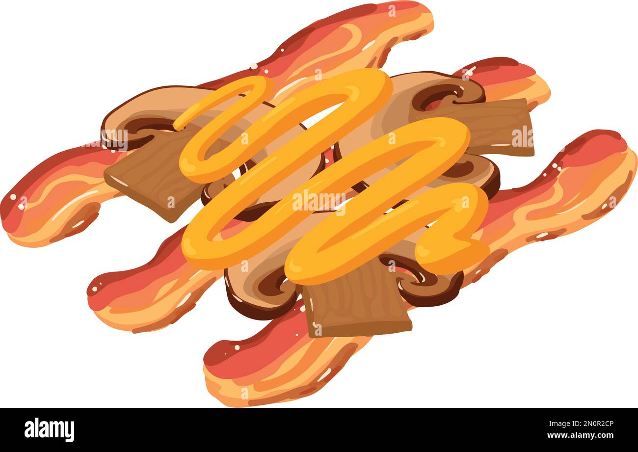 Cartoon Bacon Rasher