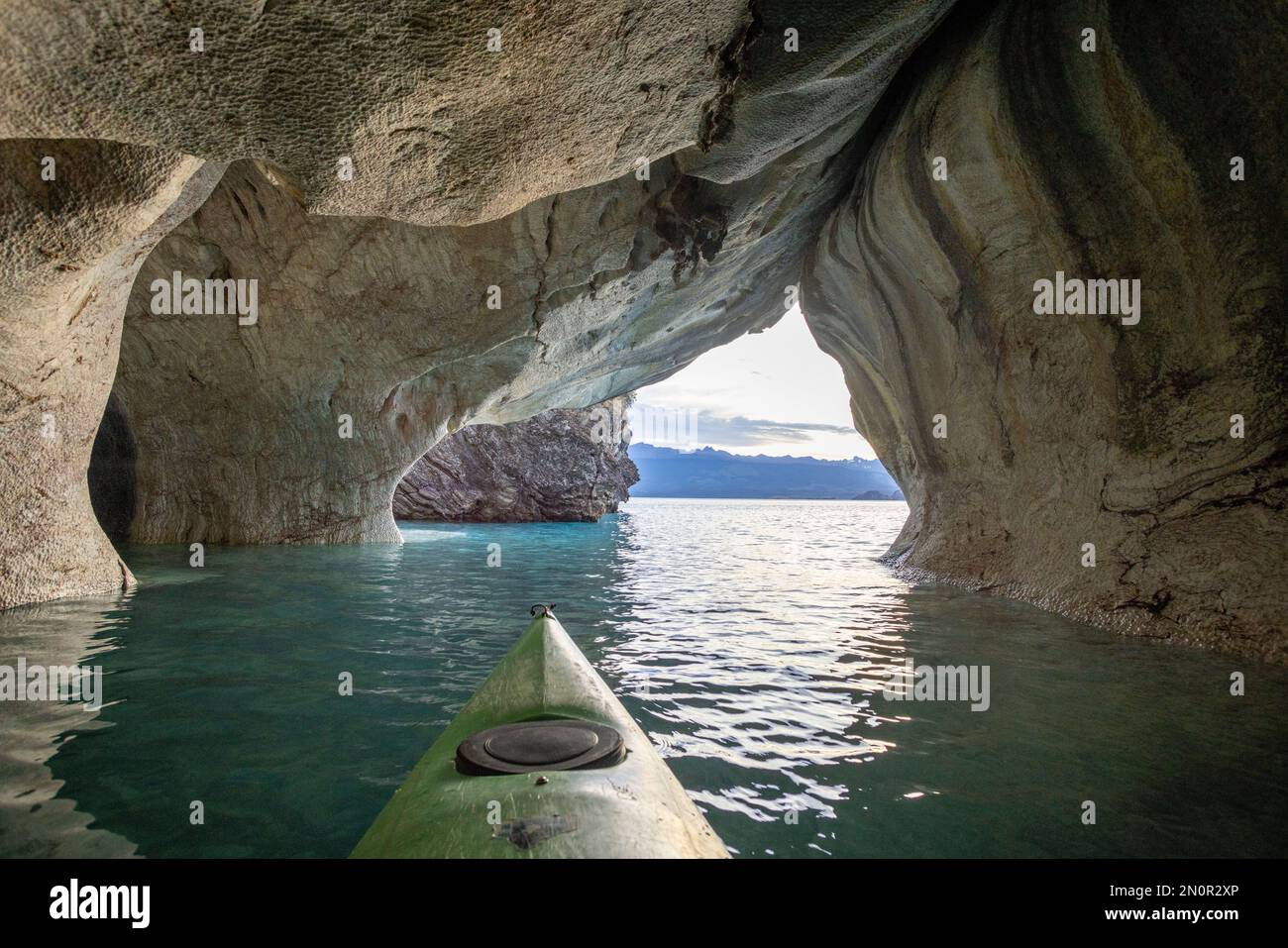 Kayak tour at the famous marble caves Catedral de Marmol, Capilla de ...