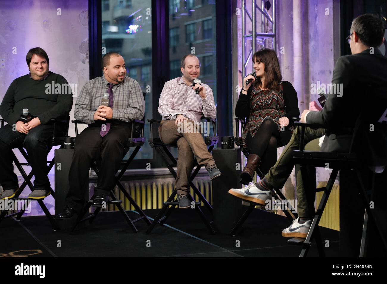 Film critics from left, Marshall Heyman, Clayton Davis, Christopher ...