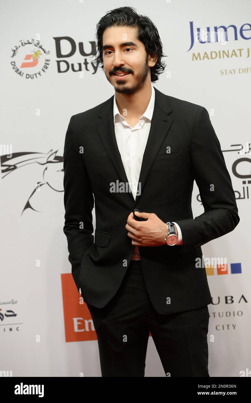 British actor Dev Patel poses on the red carpet at the opening of the ...