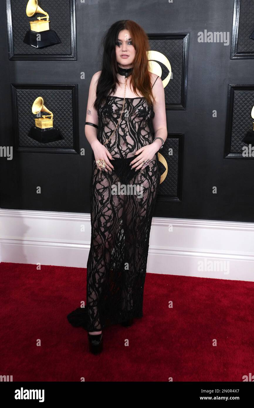 Gayle arrives at the 65th annual Grammy Awards on Sunday, Feb. 5, 2023 ...