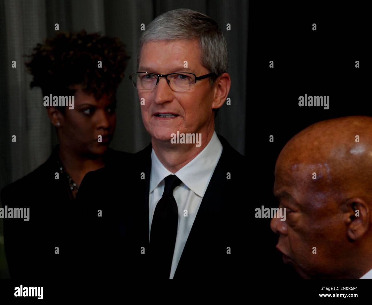 Tim Cook attends the 2015 Robert F. Kennedy Human Rights Ripple of Hope ...