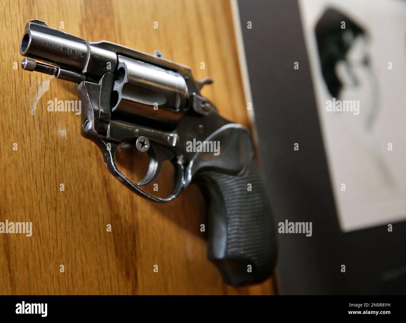 The gun used by Mark David Chapman to kill John Lennon, a Charter Arms ...