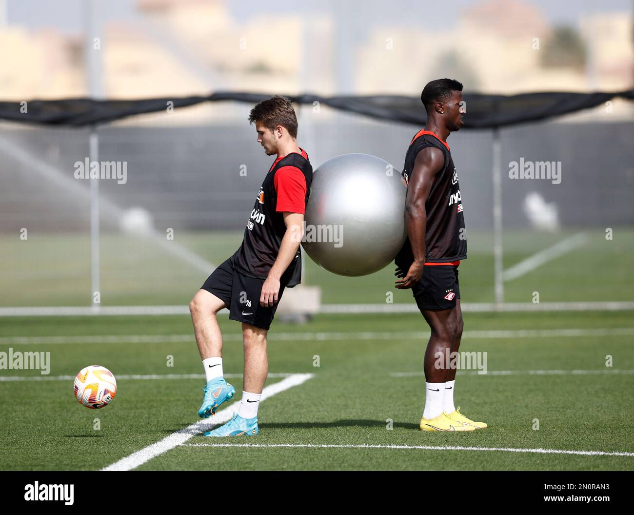 ABU DHABI, UNITED ARAB EMIRATES, FEBRUARY 5, 2023. FC Spartak Training ...