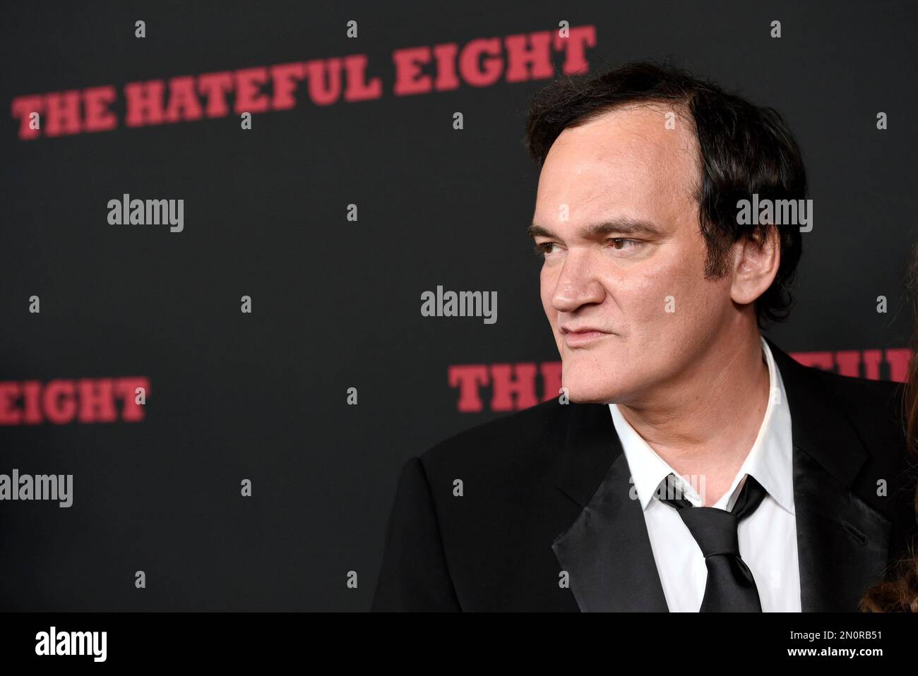 Quentin Tarantino arrives at the Los Angeles premiere of "The Hateful ...