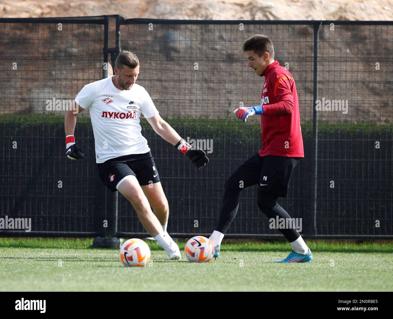 ABU DHABI, UNITED ARAB EMIRATES, FEBRUARY 5, 2023. FC Spartak Training ...