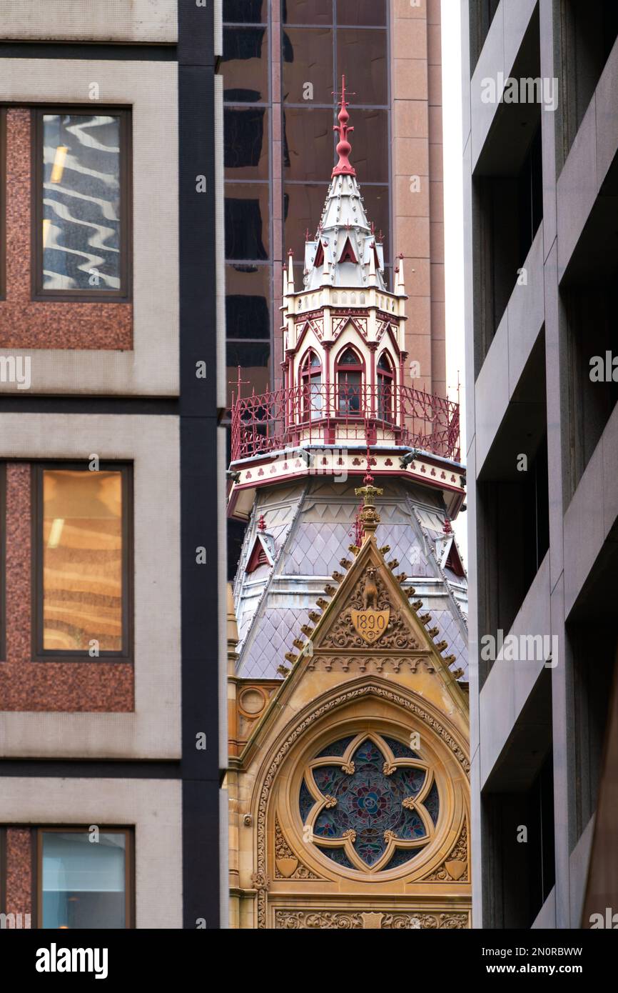 Former Melbourne Stock Exchange building showing Neo-Gothic ...