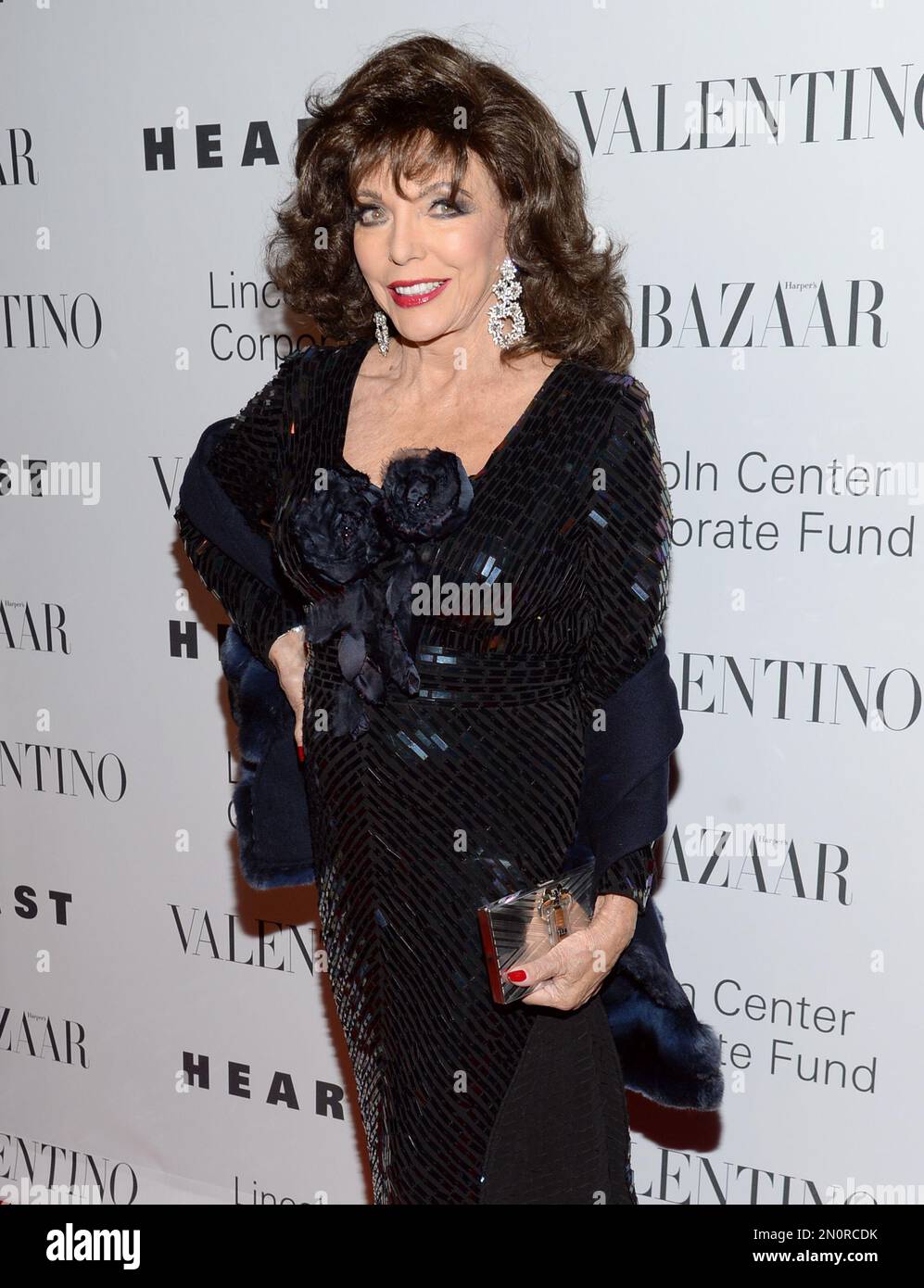 Joan Collins attends An Evening Honoring Valentino, hosted by the ...