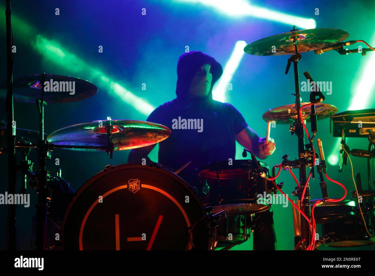 Josh Dun and Twenty One Pilots performs at the Big Ticket Fest at ...