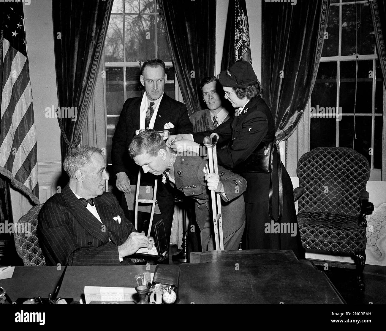 The Congressional Medal of Honor, presented by President Franklin D ...