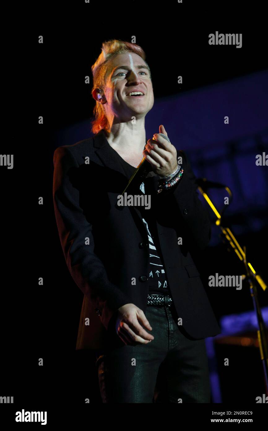 Nicholas Petricca and Walk The Moon performs at the Big Ticket Fest at ...
