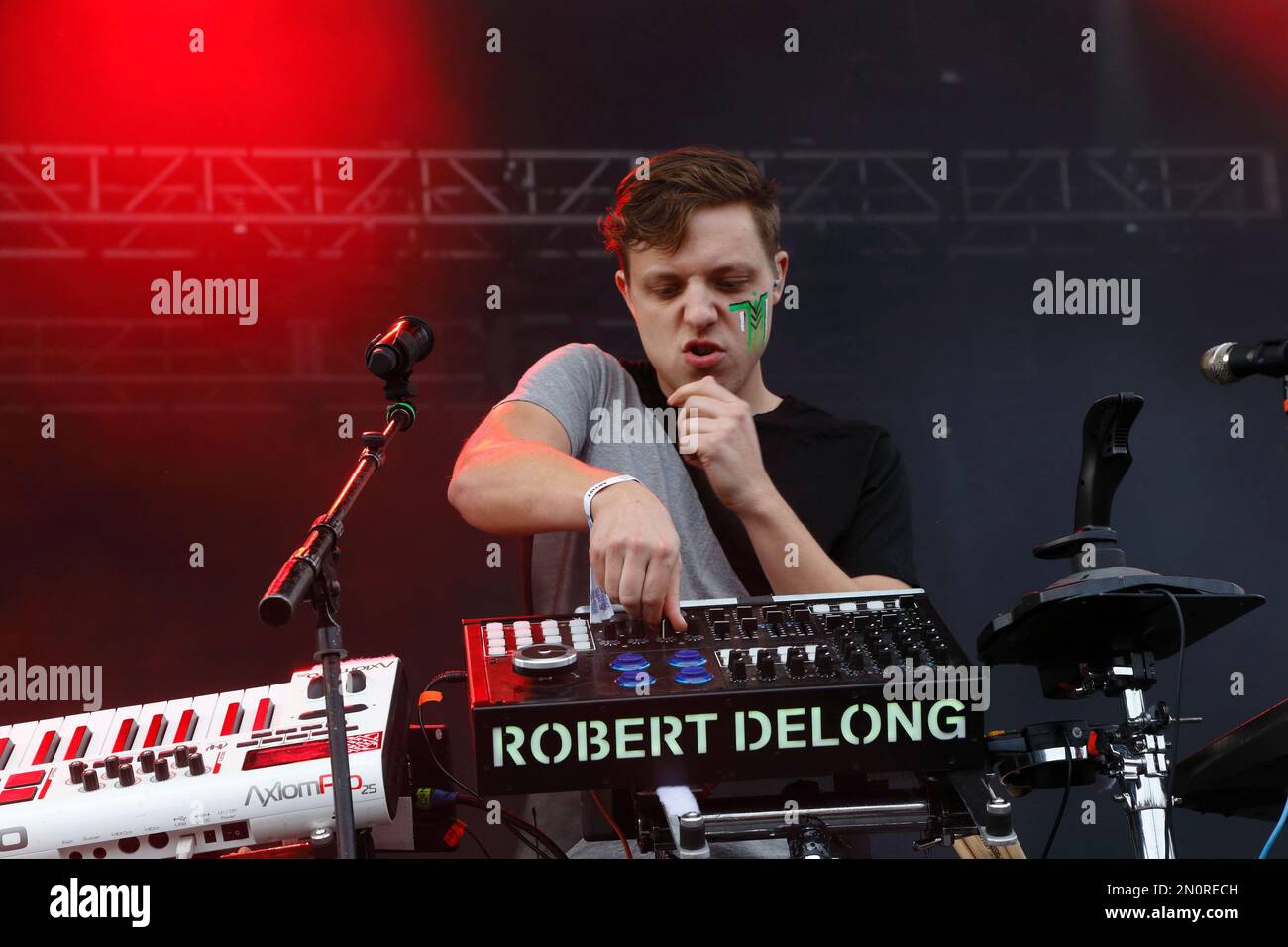 Robert DeLong performs at the Big Ticket Fest at Metropolitan Park on ...