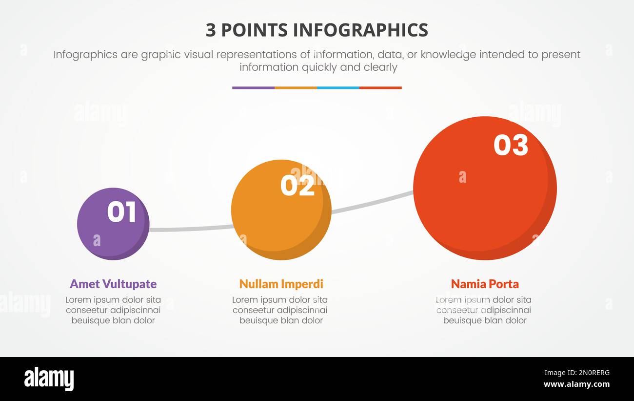 3 points or stages infographic concept with timeline circle small and ... 3 points or stages infographic concept with timeline circle small and ...
