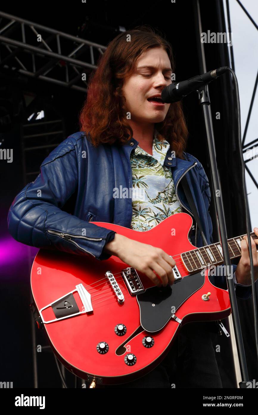 Borns performs at the Big Ticket Fest at Metropolitan Park on Sunday ...