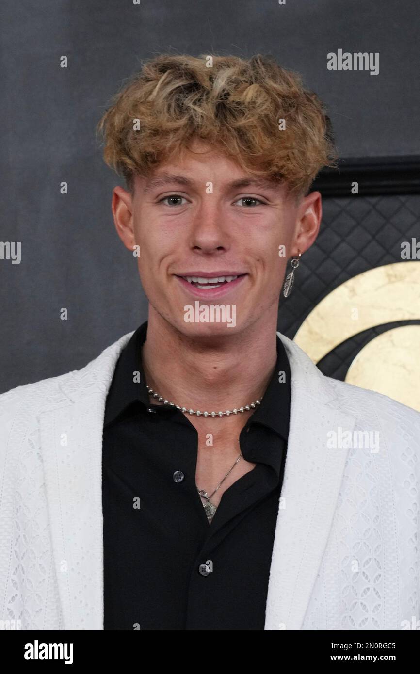 Mackenzie Sol arrives at the 65th annual Grammy Awards on Sunday, Feb ...