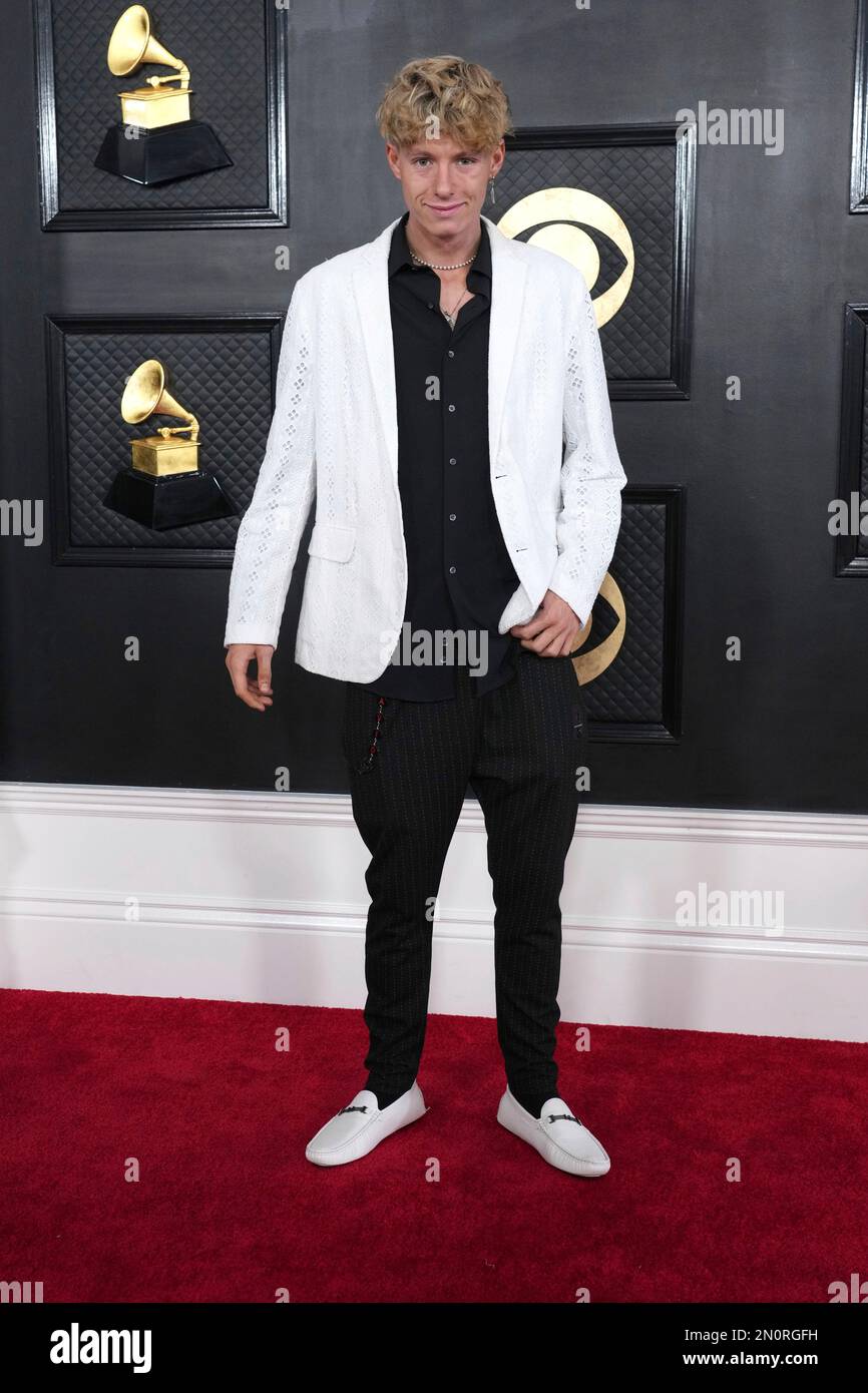 Mackenzie Sol arrives at the 65th annual Grammy Awards on Sunday, Feb ...
