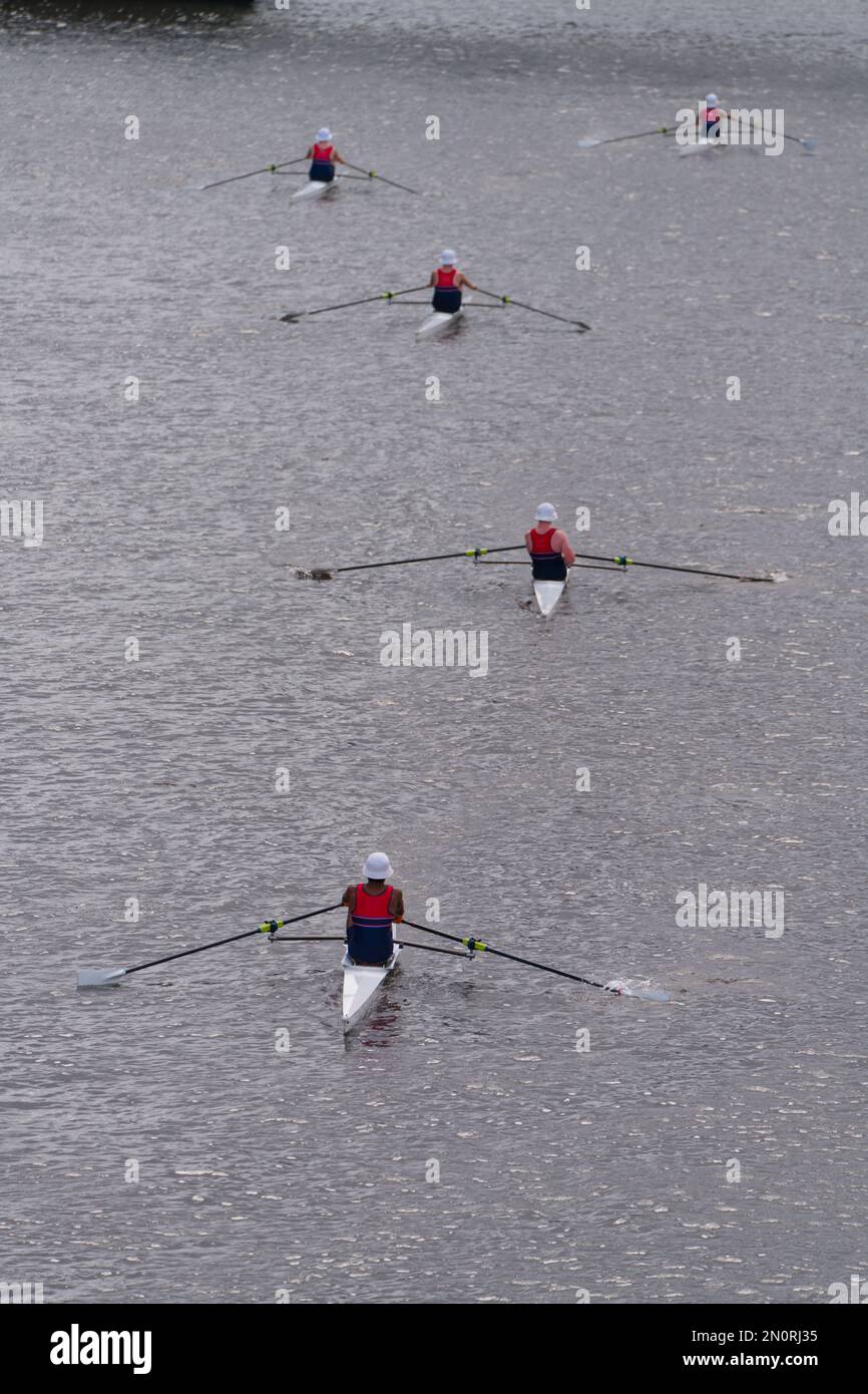 Rowing boat from above hi-res stock photography and images - Alamy