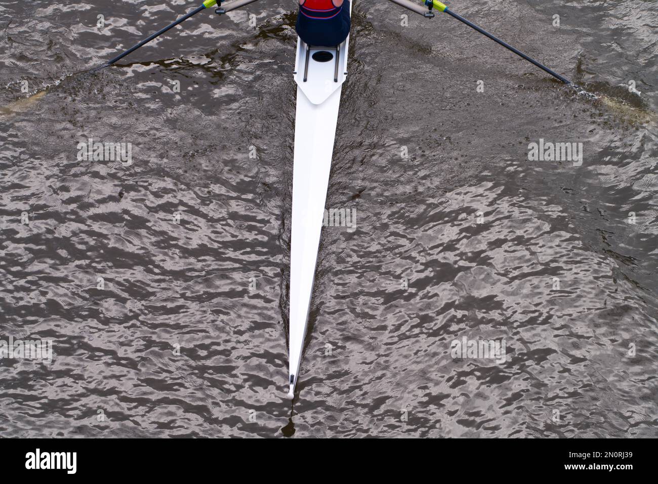 Rowing boat from above hi-res stock photography and images - Alamy
