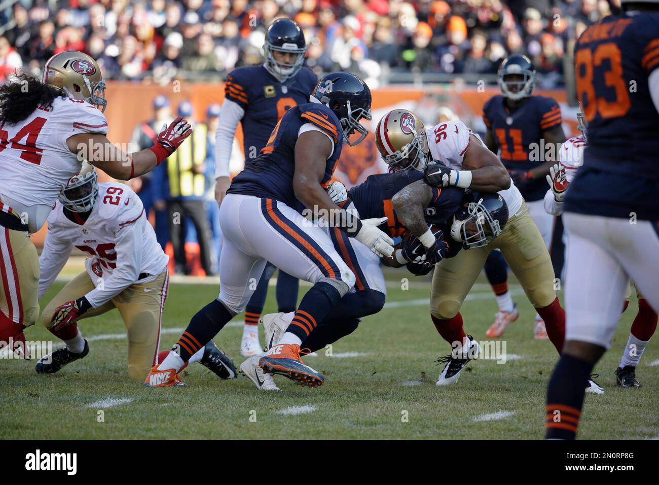 Chicago Bears running back Matt Forte (22) runs to the end zone for a ...