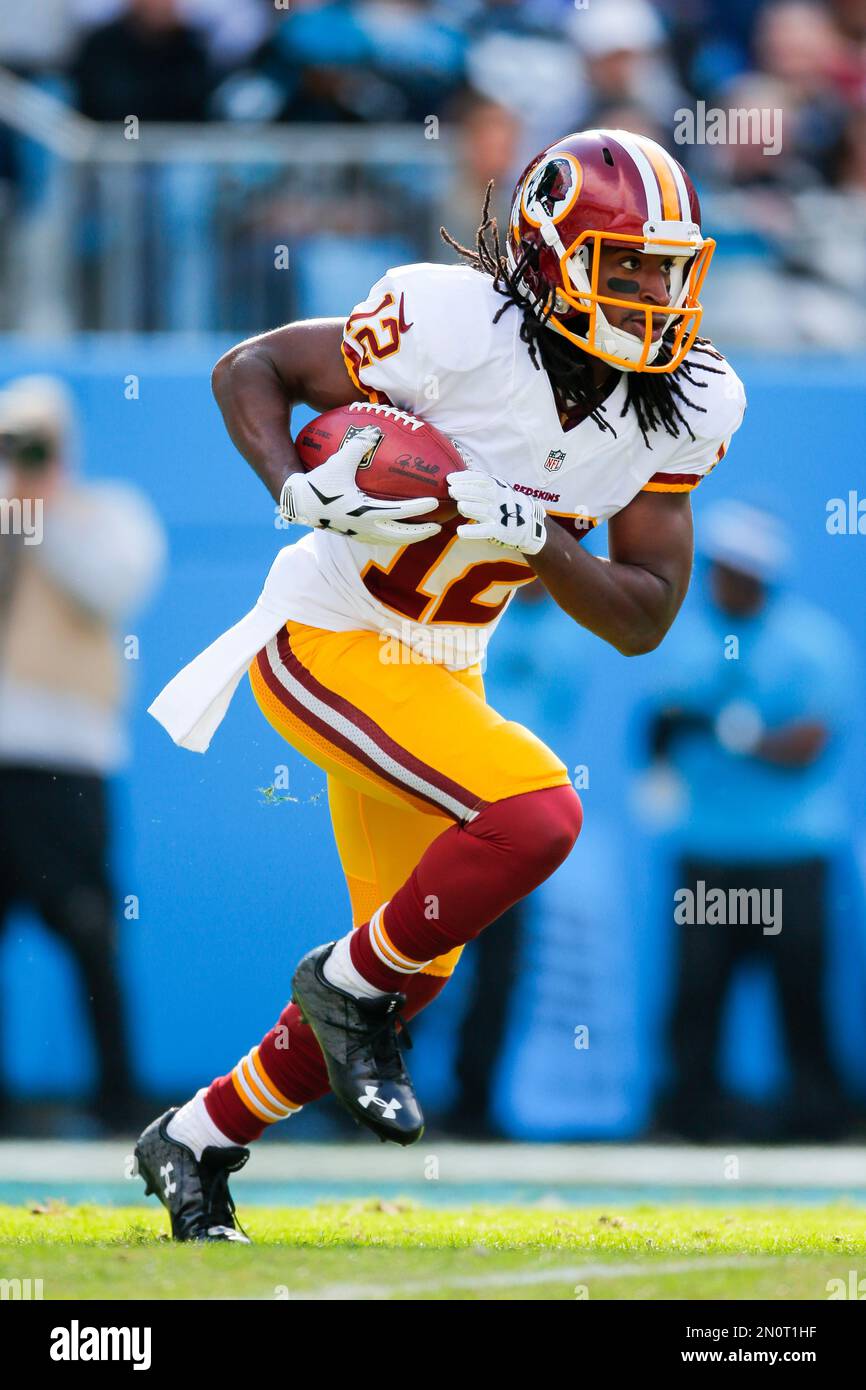 Washington Redskins wide receiver Andre Roberts (12) catches a kick off ...