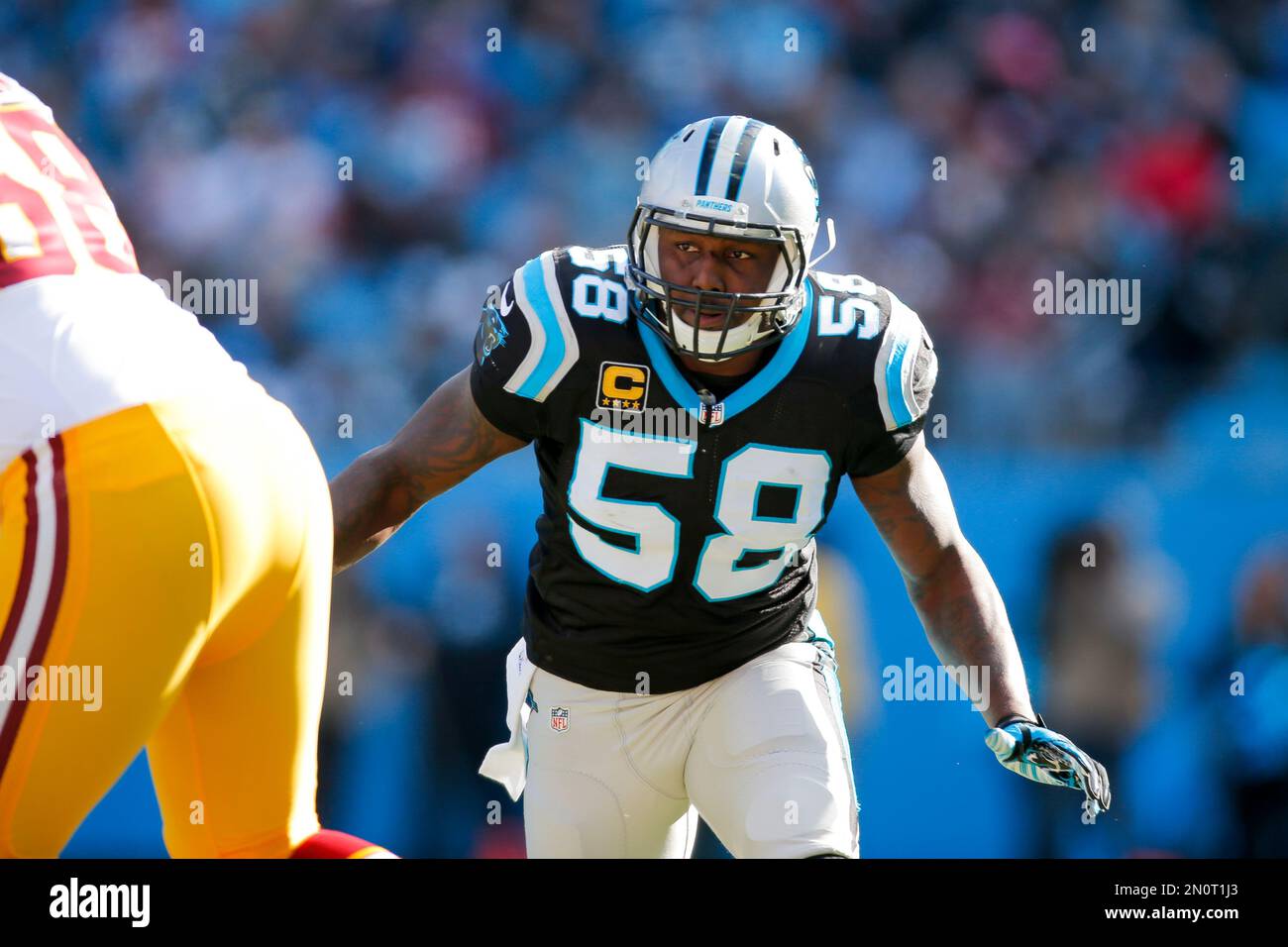 Carolina Panthers outside linebacker Thomas Davis (58) in action ...