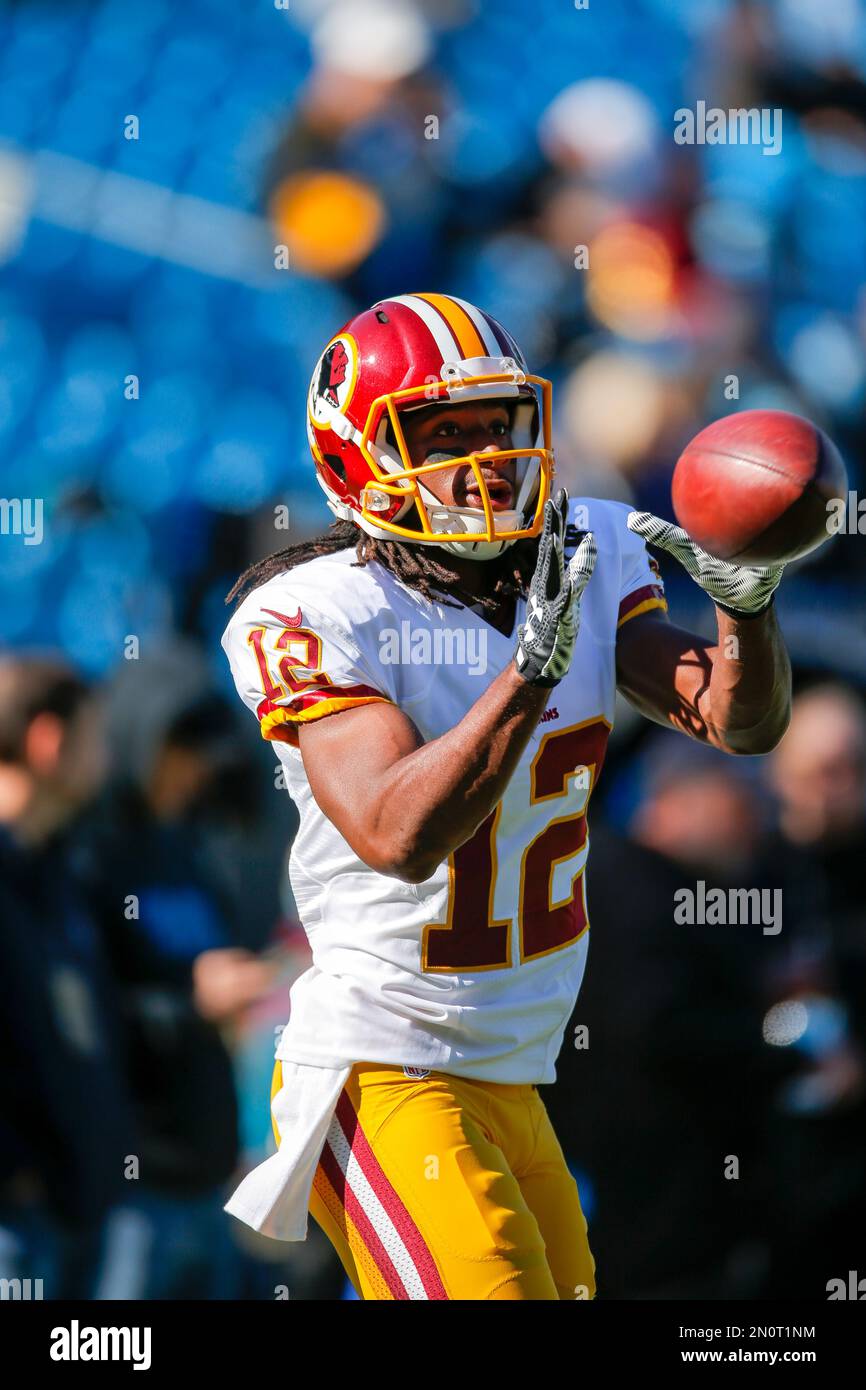Washington Redskins wide receiver Andre Roberts (12) catches a pass as ...