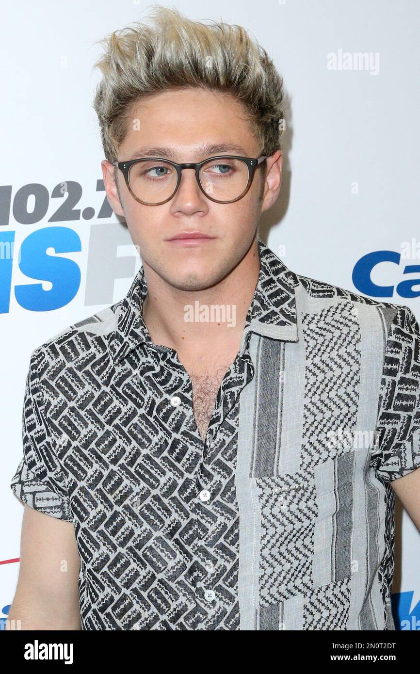 Niall Horan of One Direction arrives at 102.7 KIIS FM's iHeartRadio ...