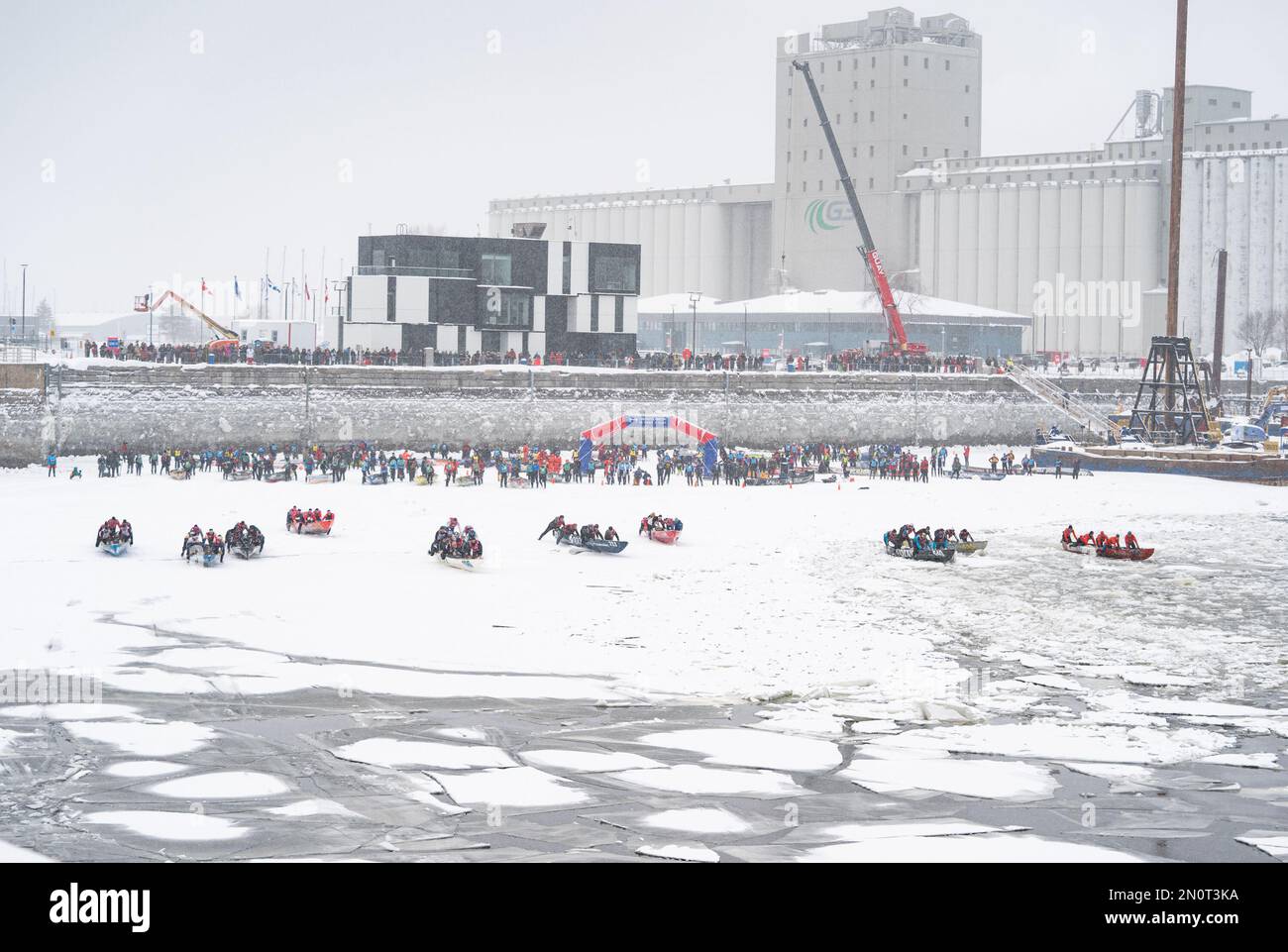 February 5, 2023, Quebec city, Quebec, Canada: Quebec winter carnival ...